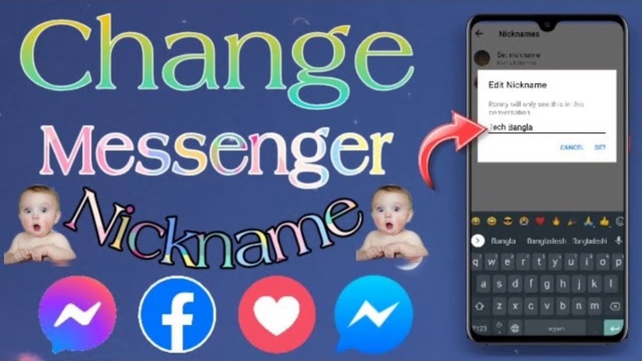How To Change Messenger Nickname || How To Change Facebook Nickname ...