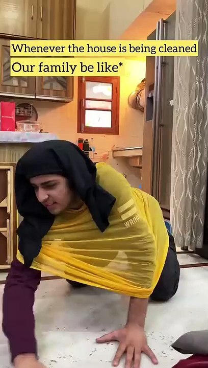 Our family during the cleaning of house| Raj Grover | #shorts - video ...