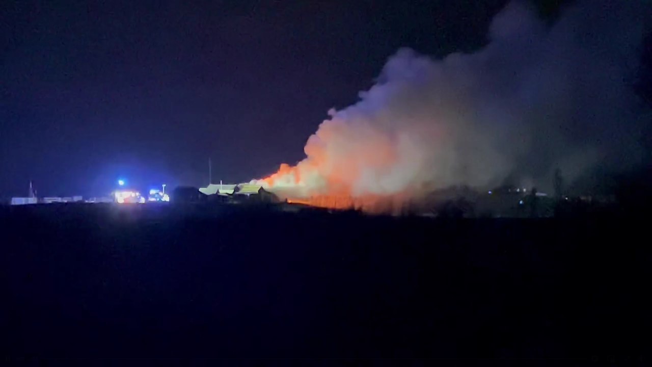 Fire at Southwold harbour - video Dailymotion