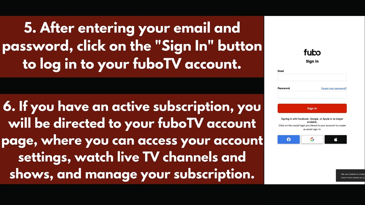 Fubo Tv Sign in - How do I log into fuboTV? - video Dailymotion