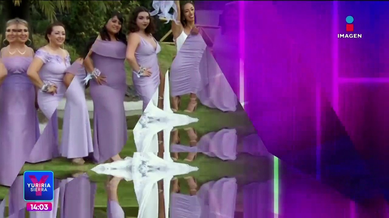 Nadia Calderón caminó al altar con el vestido de sus sueños - Vídeo ...