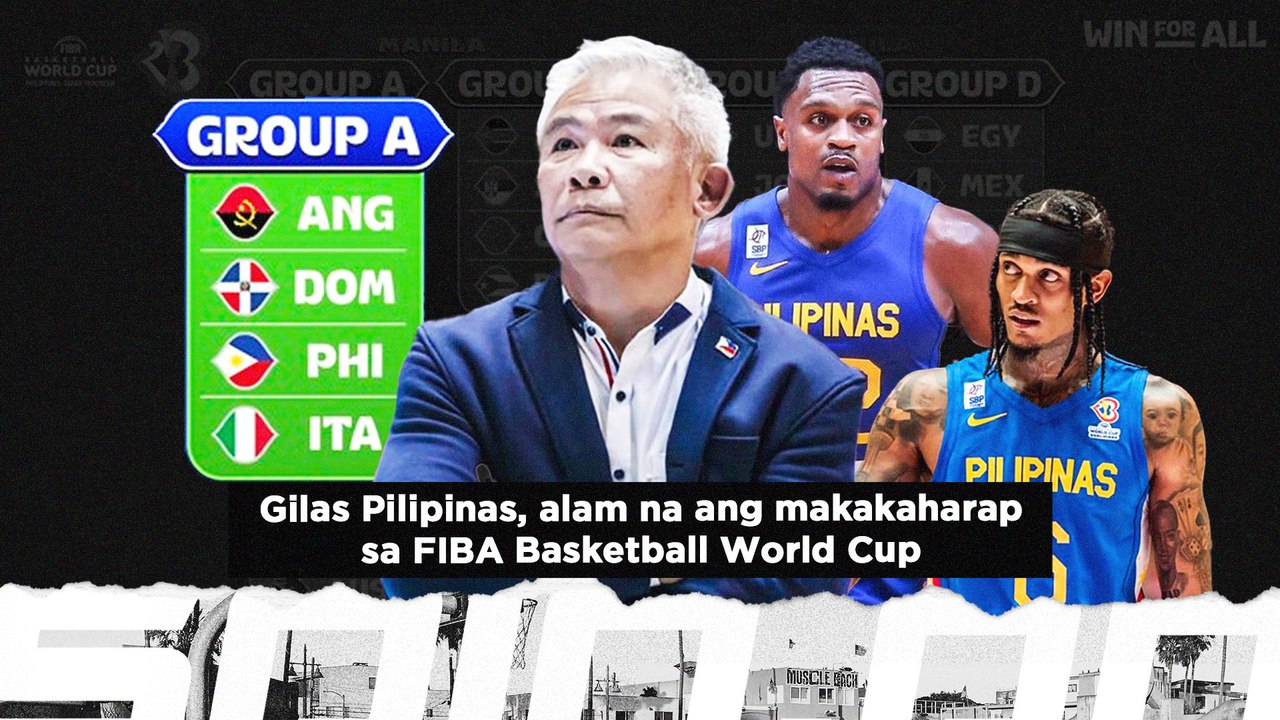 Gilas faces familiar foes in World Cup group stage - video Dailymotion