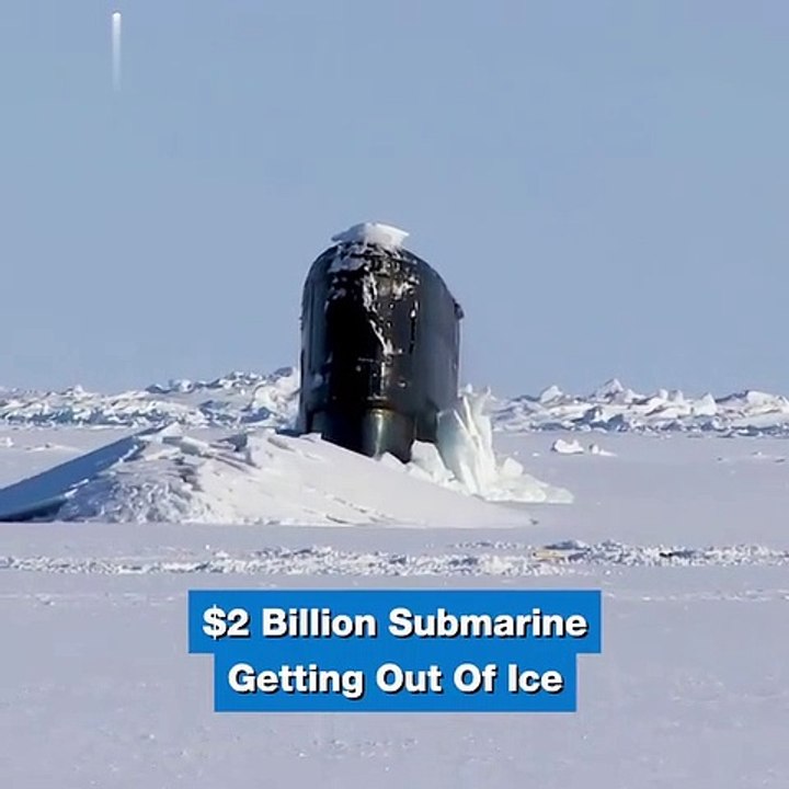$2 Billion Submarine Breaking Out Of Ice - video Dailymotion