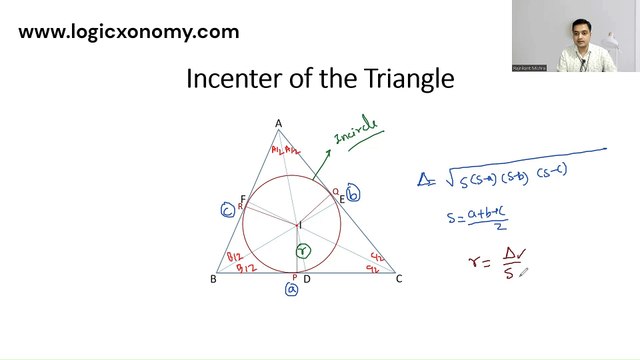 Incenter Of A Triangle