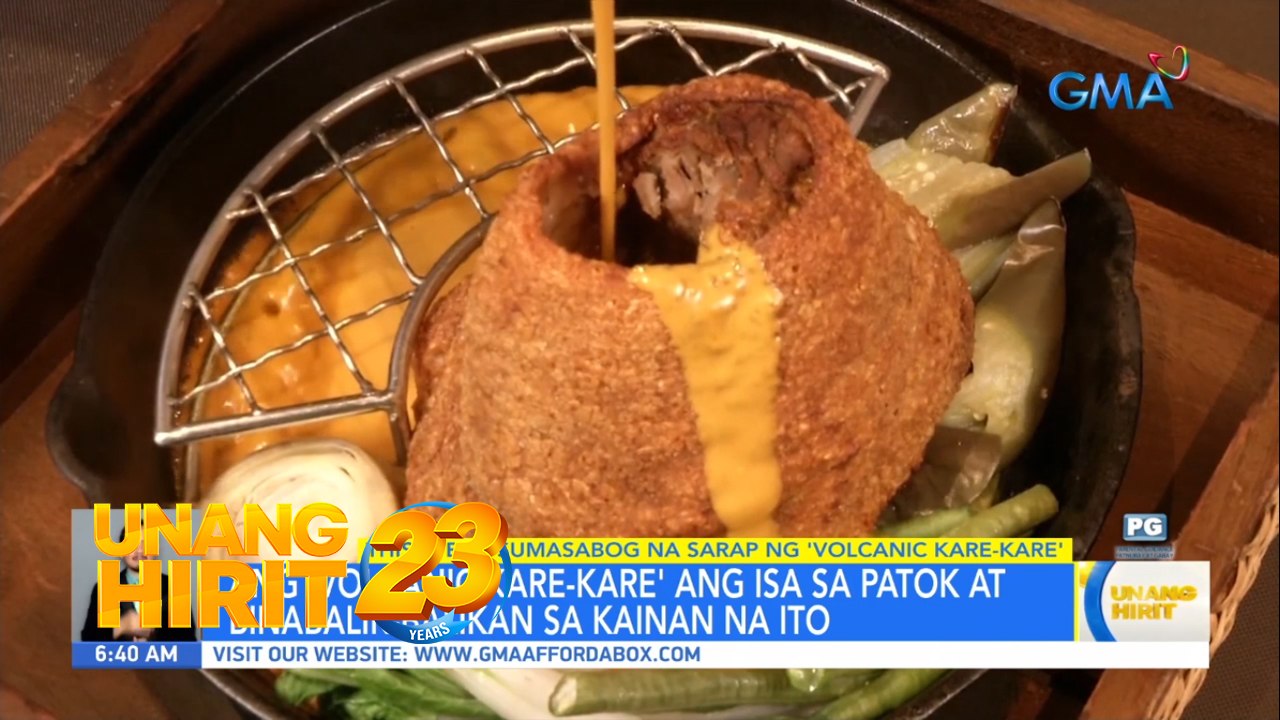 Sumasabog sa sarap ng ‘Volcanic Kare-kare,’ ating tikman | Unang Hirit ...