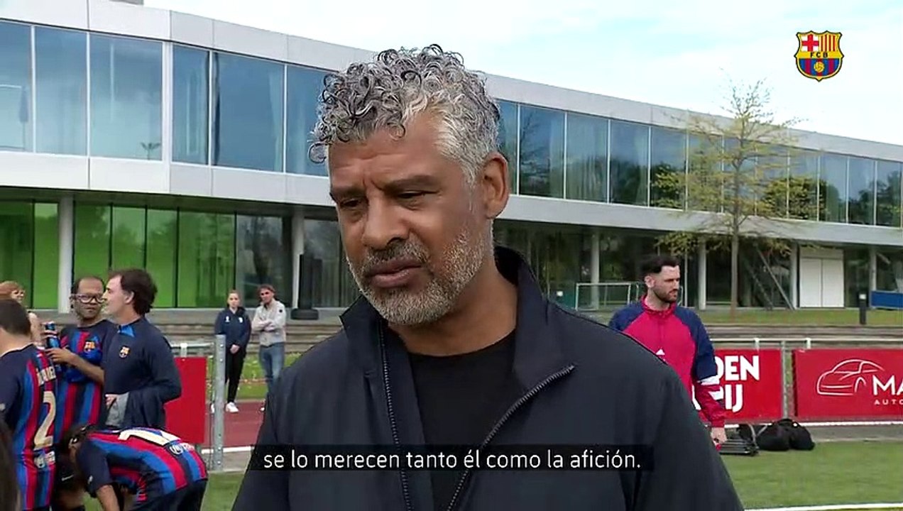 Frank Rijkaard manda un brutal elogio a Xavi / FCB - Vídeo Dailymotion
