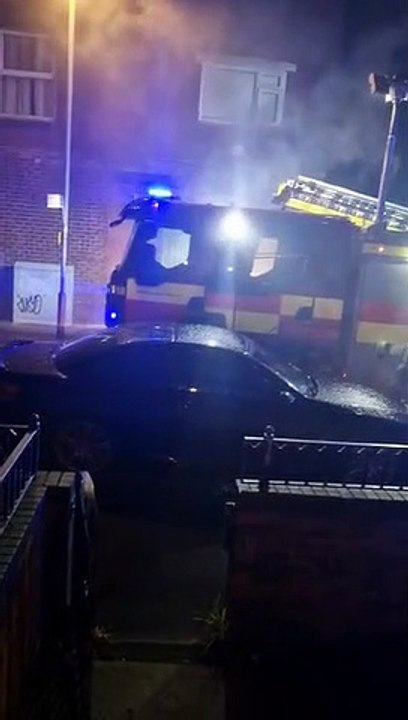 Fire crews battle blaze in Burley, Leeds, as residents report seeing ...