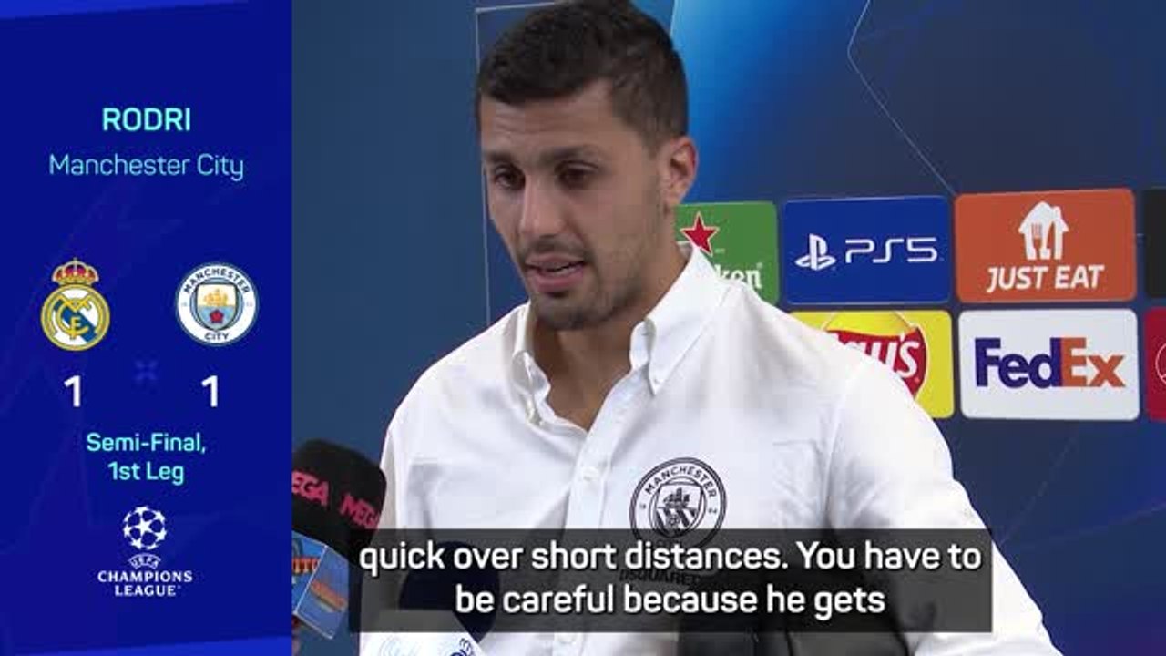 Rodri reveals Vinícius respect after Real draw - video Dailymotion