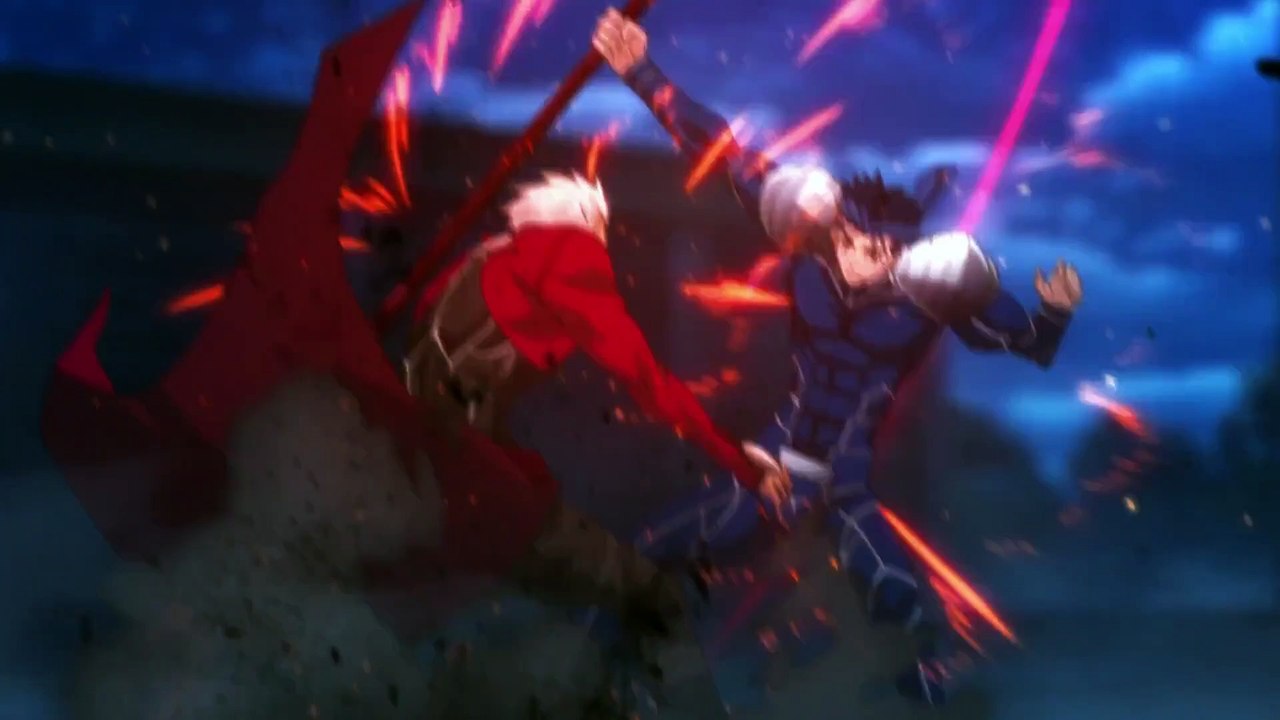 Archer vs Lancer | Fate/Stay Night: Unlimited Blade Works - video ...