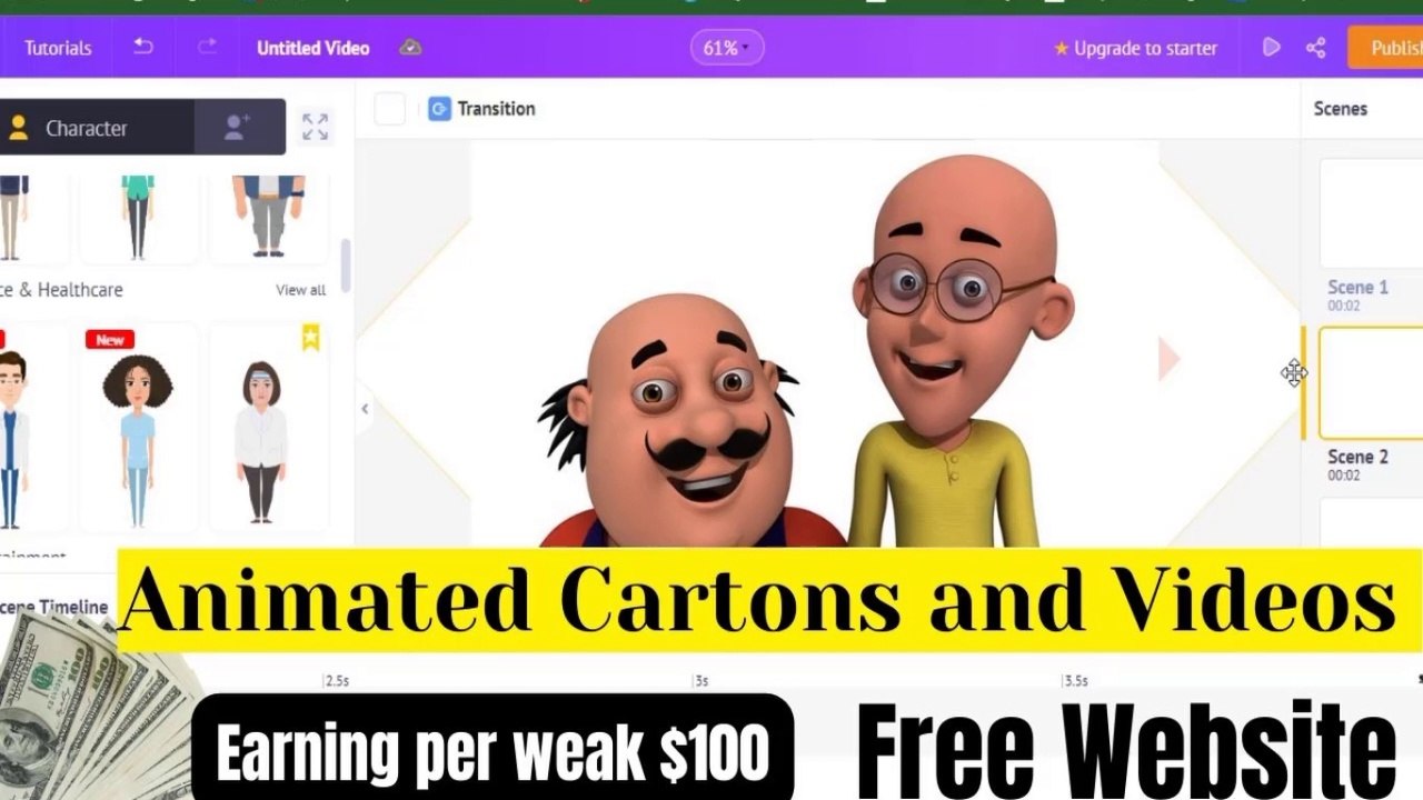 How to make animated video and cartons | cartoons | animated video ...