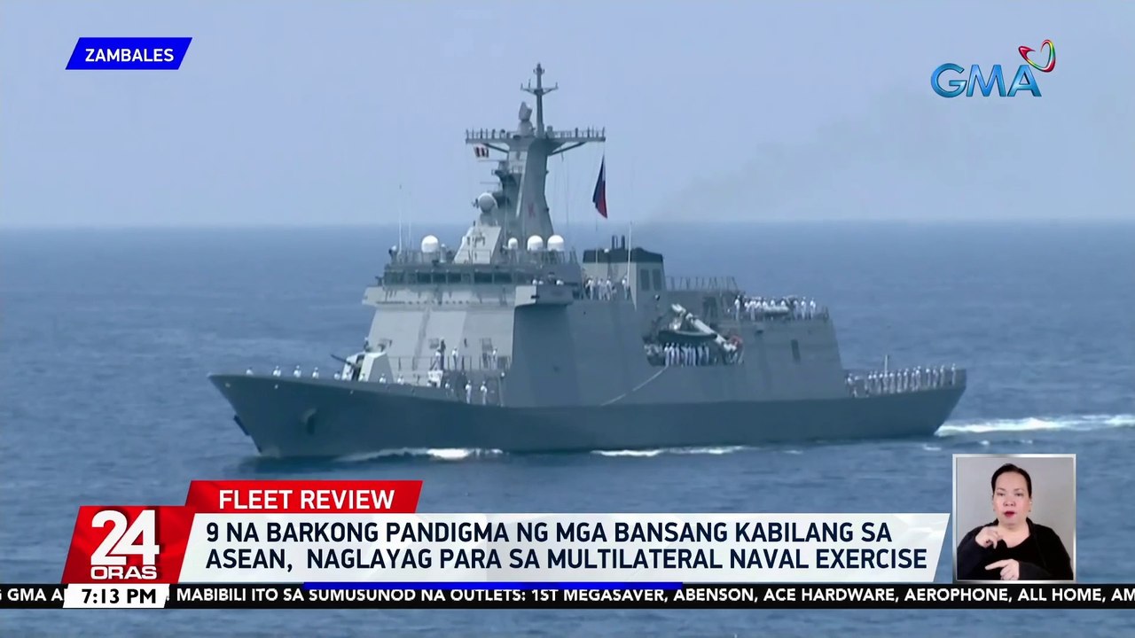 9 na barkong pandigma ng mga bansang kabilang sa ASEAN, naglayag para ...