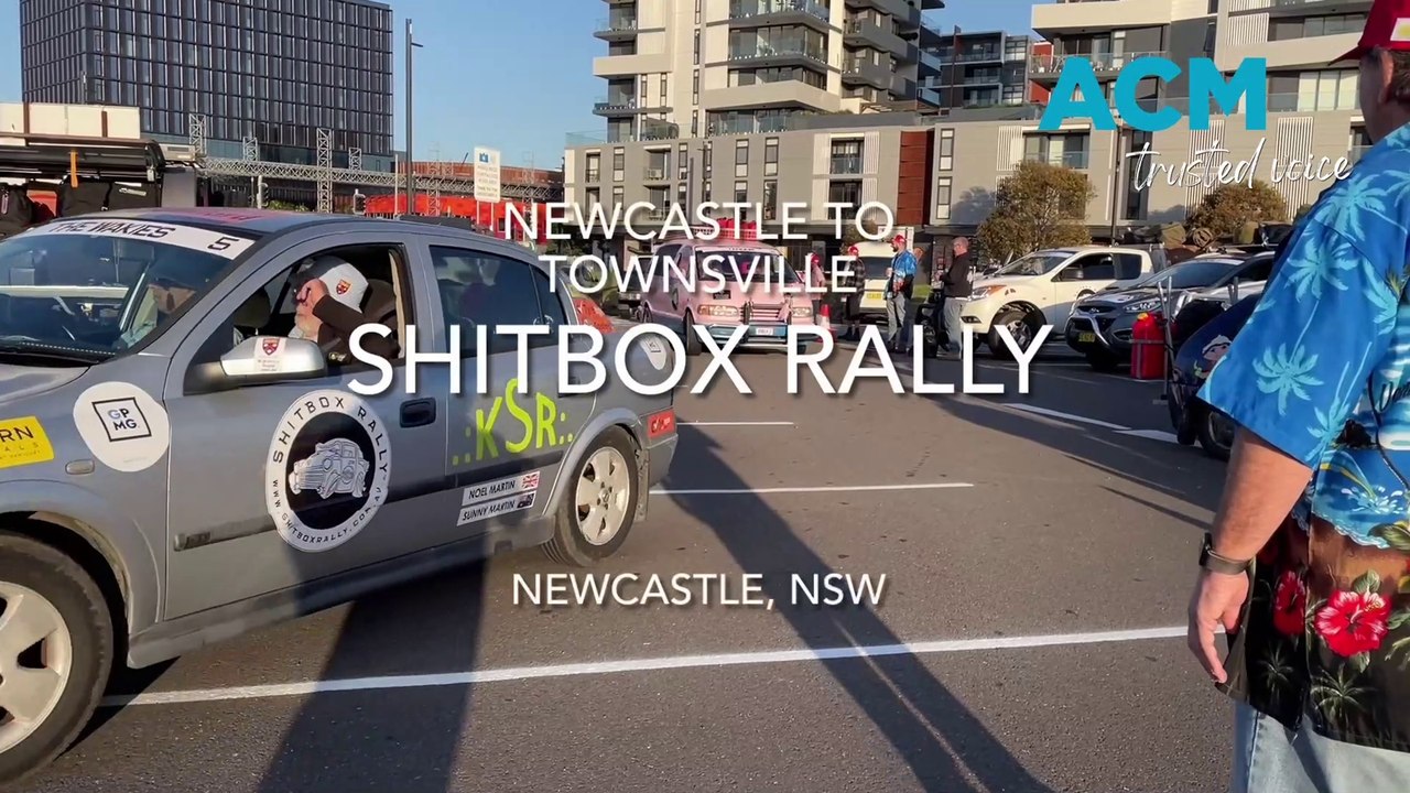 Shitbox Rally kicks off from Newcastle - video Dailymotion