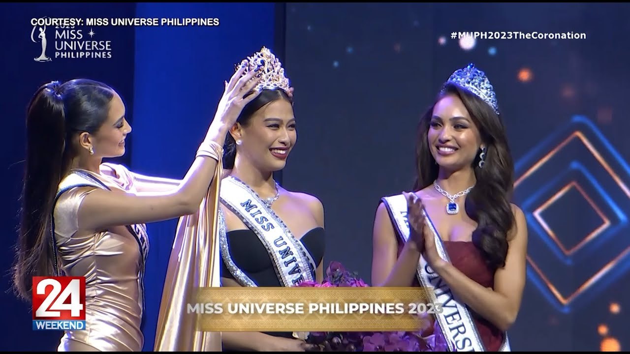 Michelle Dee, kinoronahang Miss Universe Philippines 2023 | 24 Oras Weekend - video Dailymotion