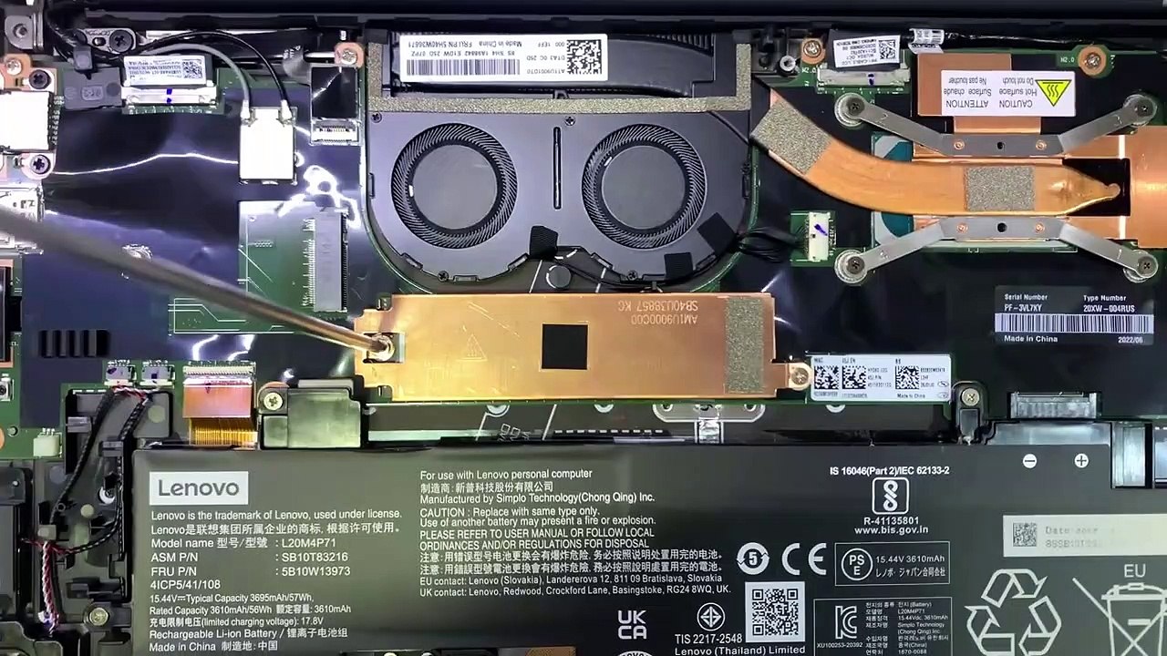 Lenovo Thinkpad X1 Carbon Gen 9 change ram and ssd options - video ...
