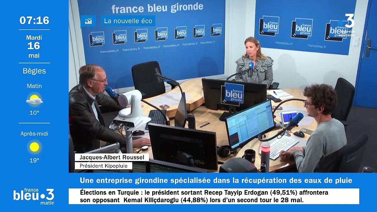 Jacques-Albert Roussel, président de Kipopluie - Vidéo Dailymotion