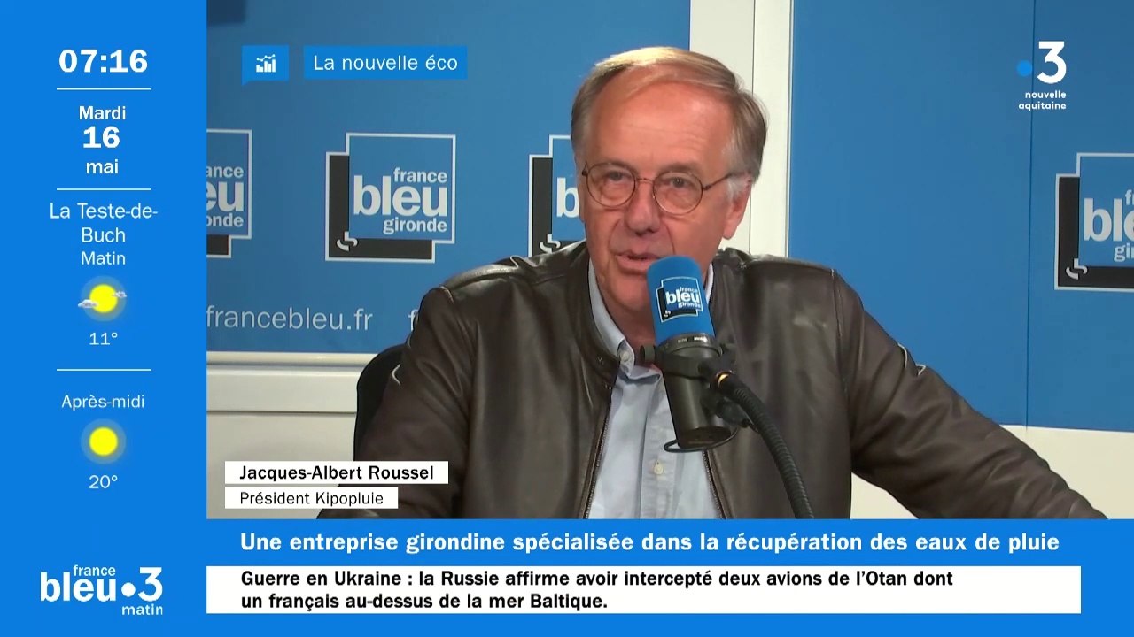 Jacques-Albert Roussel, président de Kipopluie - Vidéo Dailymotion