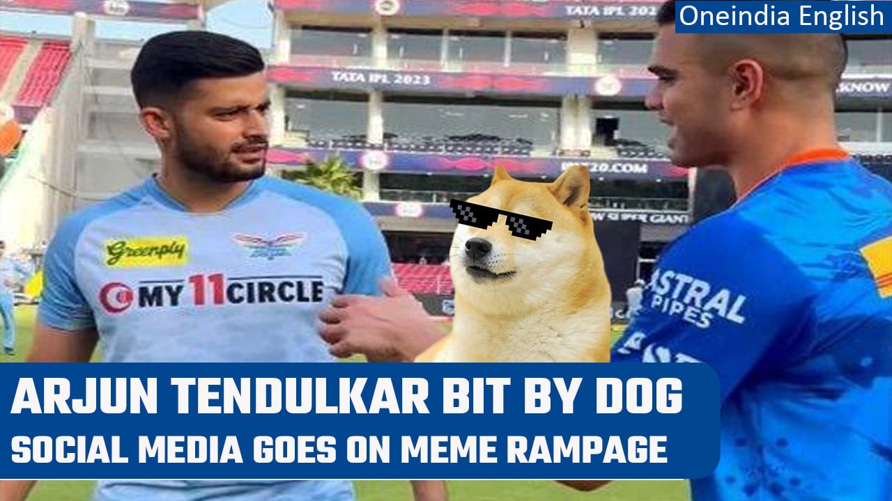 Arjun Tendulkar bit by a dog, he reveals in a video shared online ...