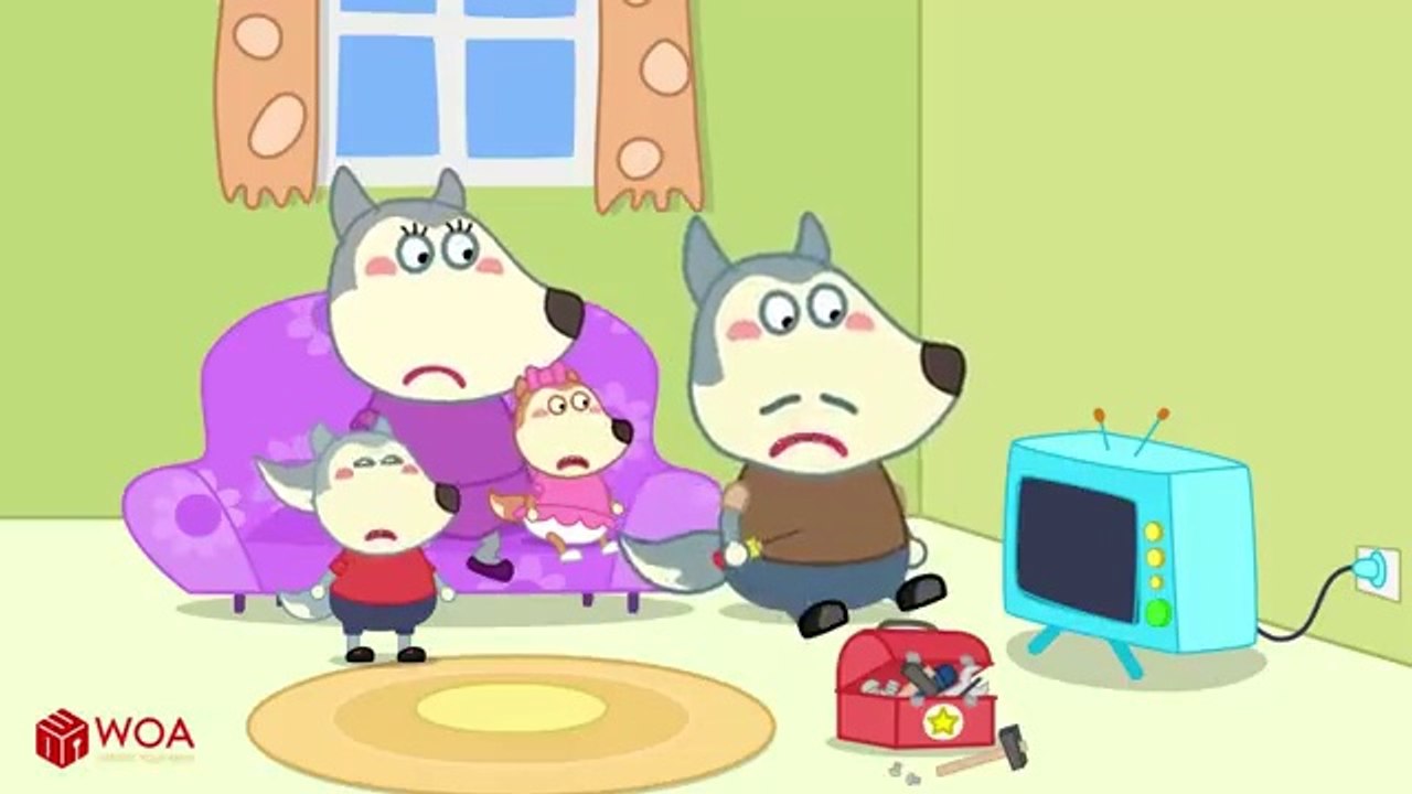 Wolfoo Wants to Be Taller Jump on a Trampoline Wolfoo Family Kids ...