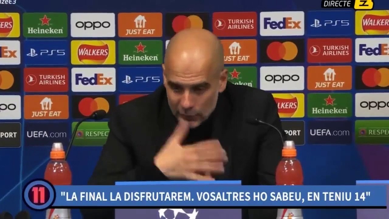 Pep Guardiola: "Yo soy culé" - Vídeo Dailymotion