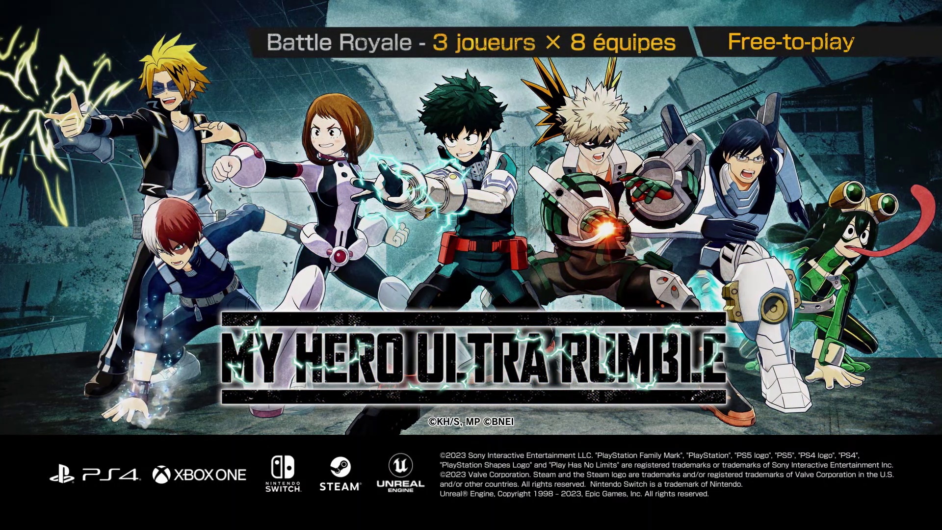 My Hero Ultra Rumble - Vidéo : My Hero Ultra Rumble - Bande-annonce de ...