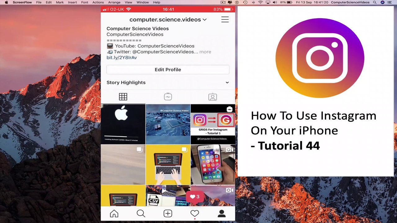 How to USE Instagram on iPhone - Bookmark an IG TV Video On Instagram ...
