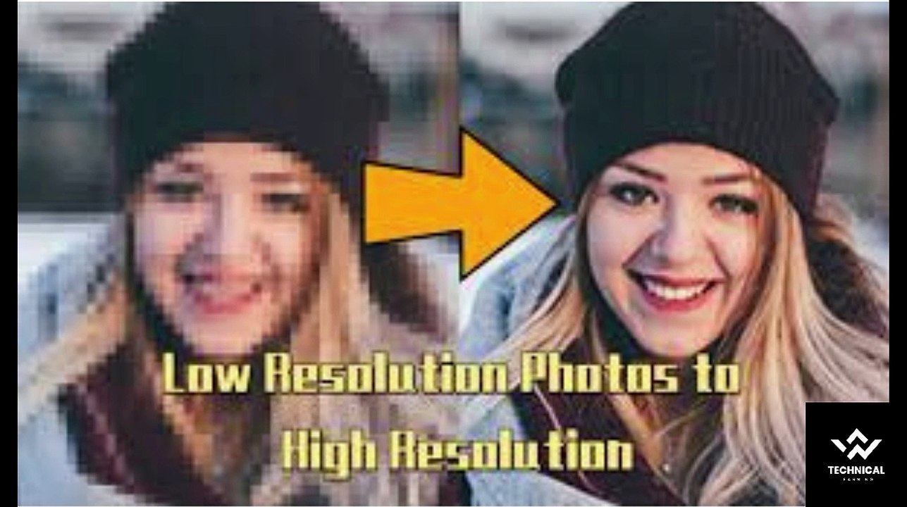 How to Convert Low to High Resolution Photo in Photoshop | Low to High ...