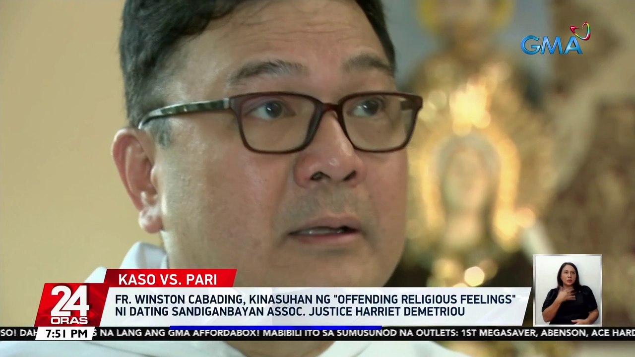 Fr. Winston Cabading, kinasuhan ng "offending religious feelings" ni ...