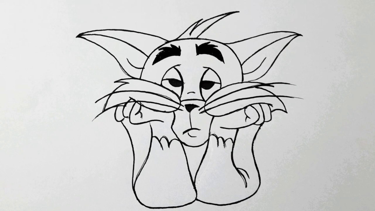 How to draw Tom cat __ Tom and Jerry - video Dailymotion