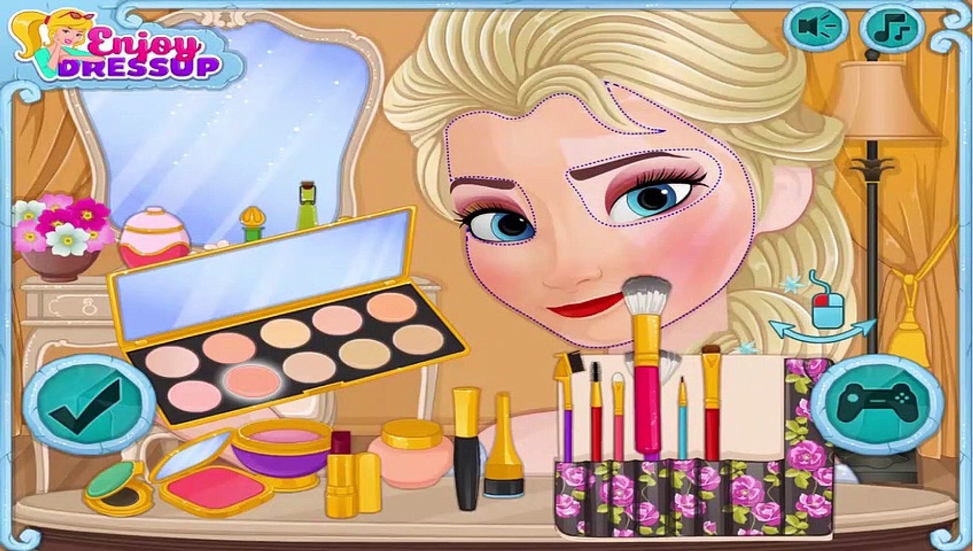 Elsa And Anna Makeup Games