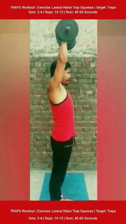 LATERAL RAISE TRAP SQUEEZE ️ How can I Build my TRAPS Bigger? # ...