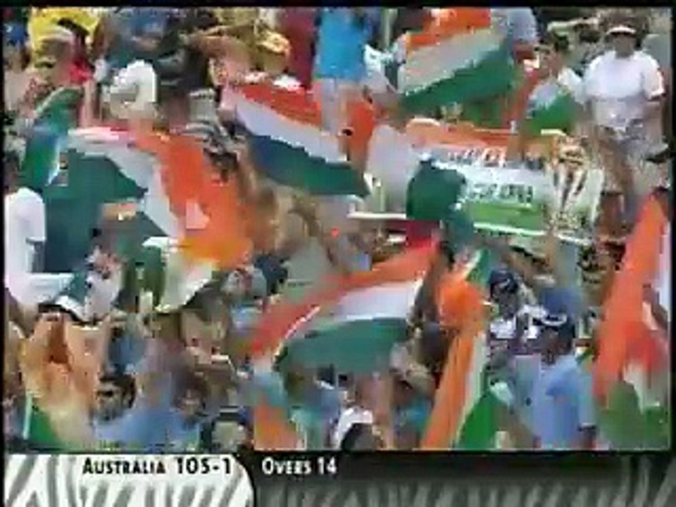 2003 Cricket World Cup Final Australia v India at Johannesburg Mar 23rd ...