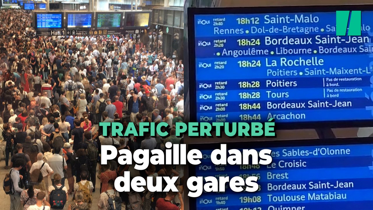 Trafic SNCF : à Montparnasse et en gare du Nord, la situation de retour à la normale après une ...