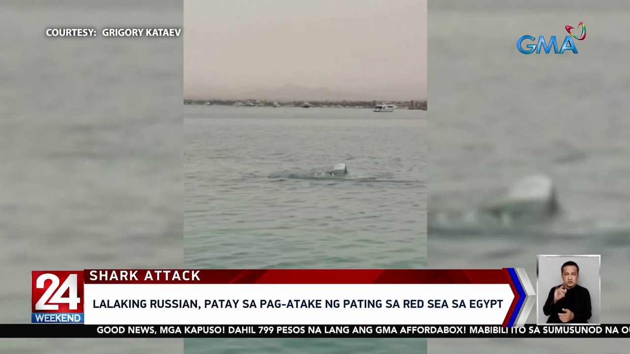 Lalaking Russian, patay sa pag-atake ng pating sa Red Sea sa Egypt | 24 ...