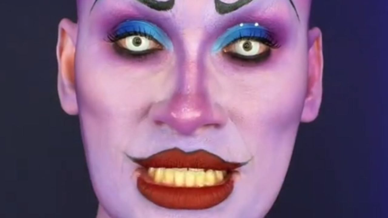 'I've been a nasty' - Makeup Artist's CHILLING Ursula look will make ...
