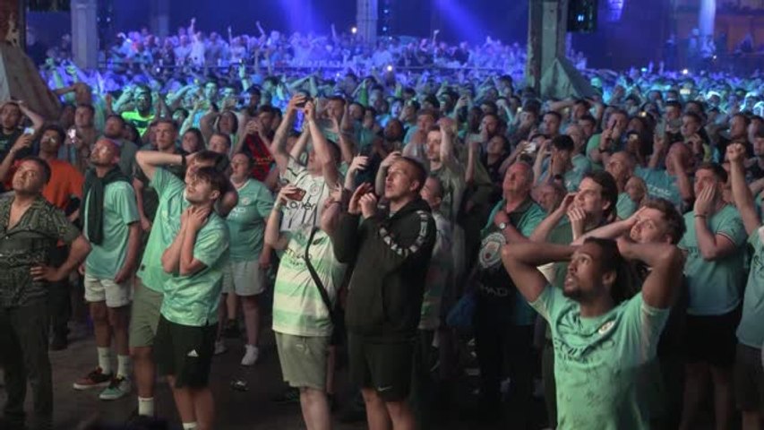 LDC : Manchester City - Inter Milan : la fan zone de Man City explose ...