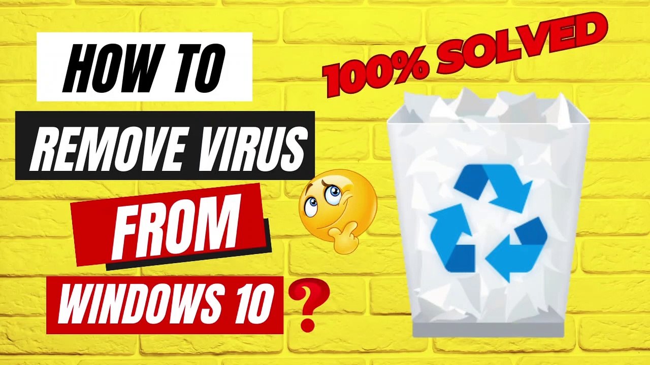 How to remove virus from windows 10 || Remove all junk files from ...