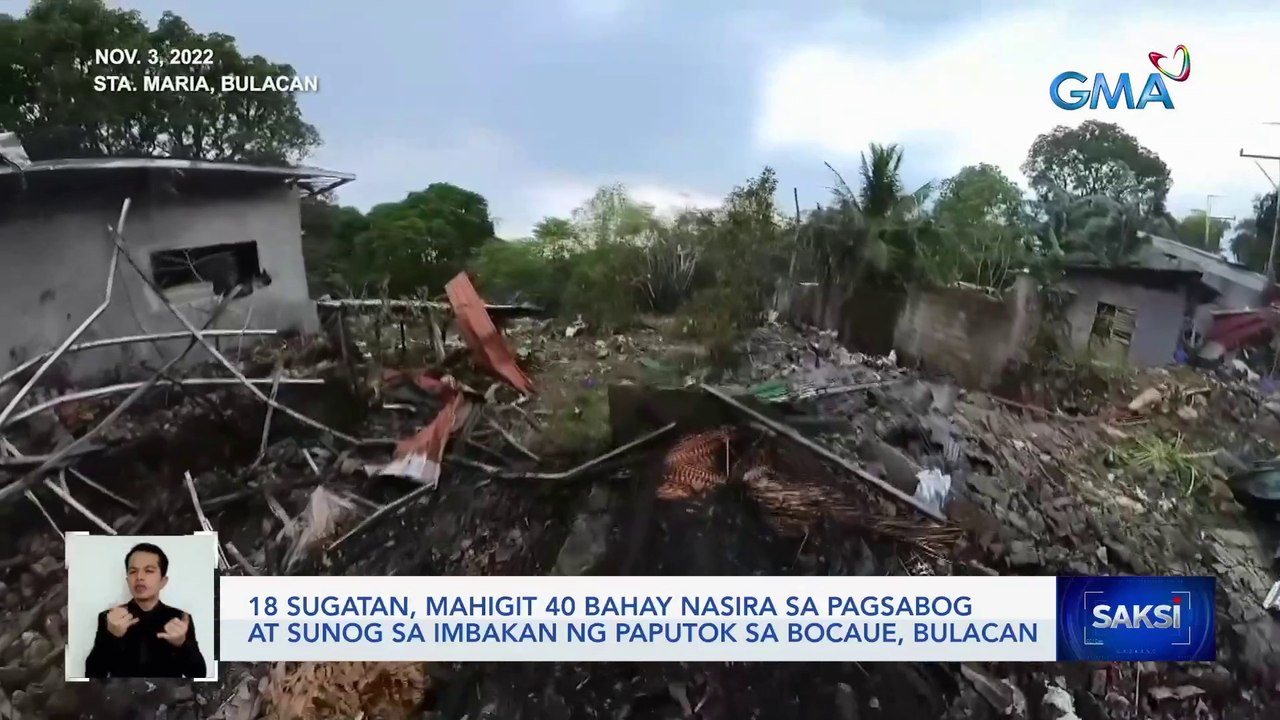 18 sugatan, mahigit 40 bahay nasira sa pagsabog at sunog sa imbakan ng ...