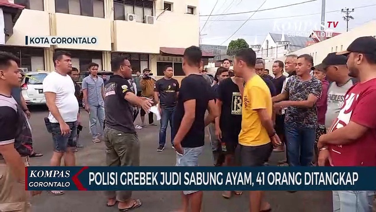 Polisi Grebek Judi Sabung Ayam di Kota Gorontalo, 41 Orang Ditangkap - Video Dailymotion