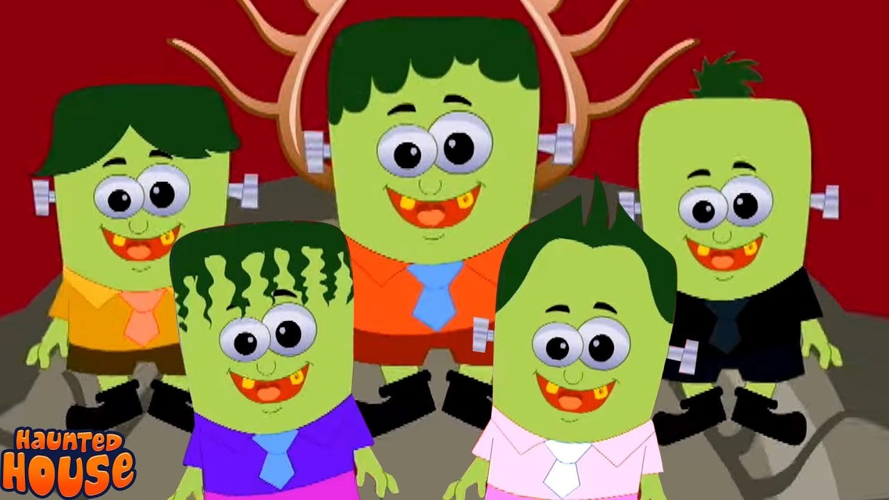 Five Little Monsters, Halloween Rhymes and Kids Songs - video Dailymotion