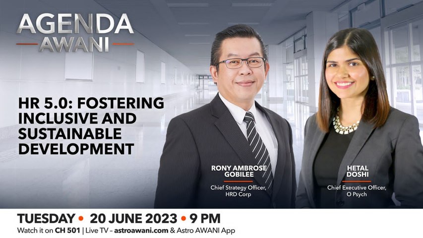Agenda AWANI: HR5.0 Fostering Inclusive and Sustainable Development ...