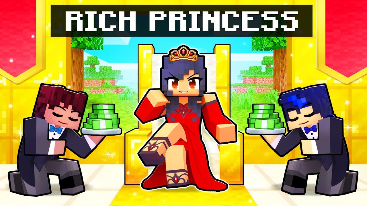 Playing as a RICH PRINCESS in Minecraft! - video Dailymotion