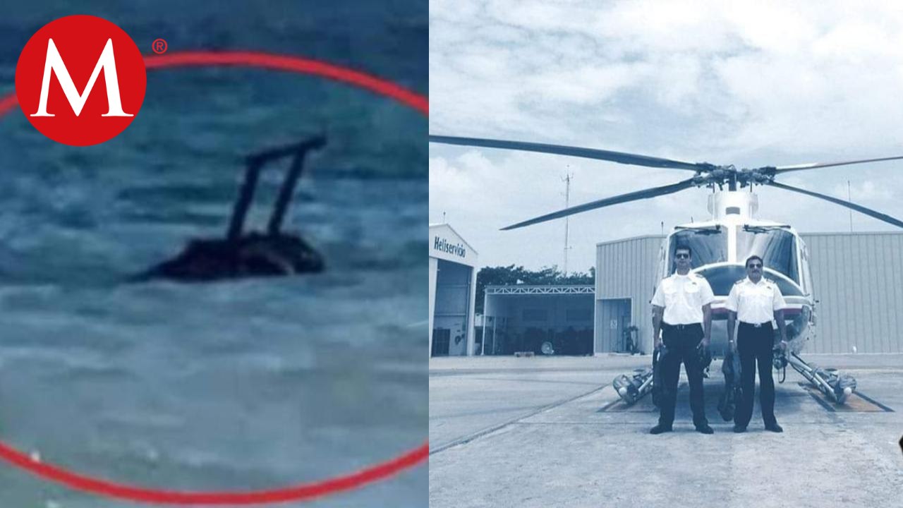 Cae un helicóptero que operaba para PEMEX en Campeche - Vídeo Dailymotion