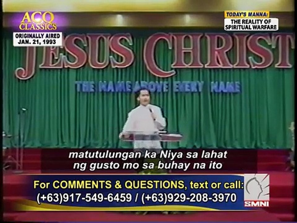 ACQ CLASSICS: The Reality of Spiritual Warfare • Pastor Apollo C ...