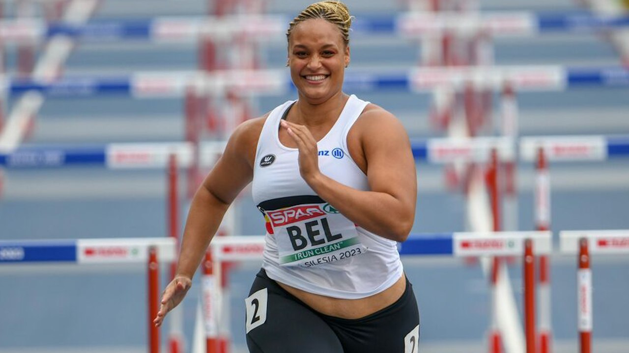 L'épreuve du 100 mètres de l'Euro d'athlétisme couru... par une ...