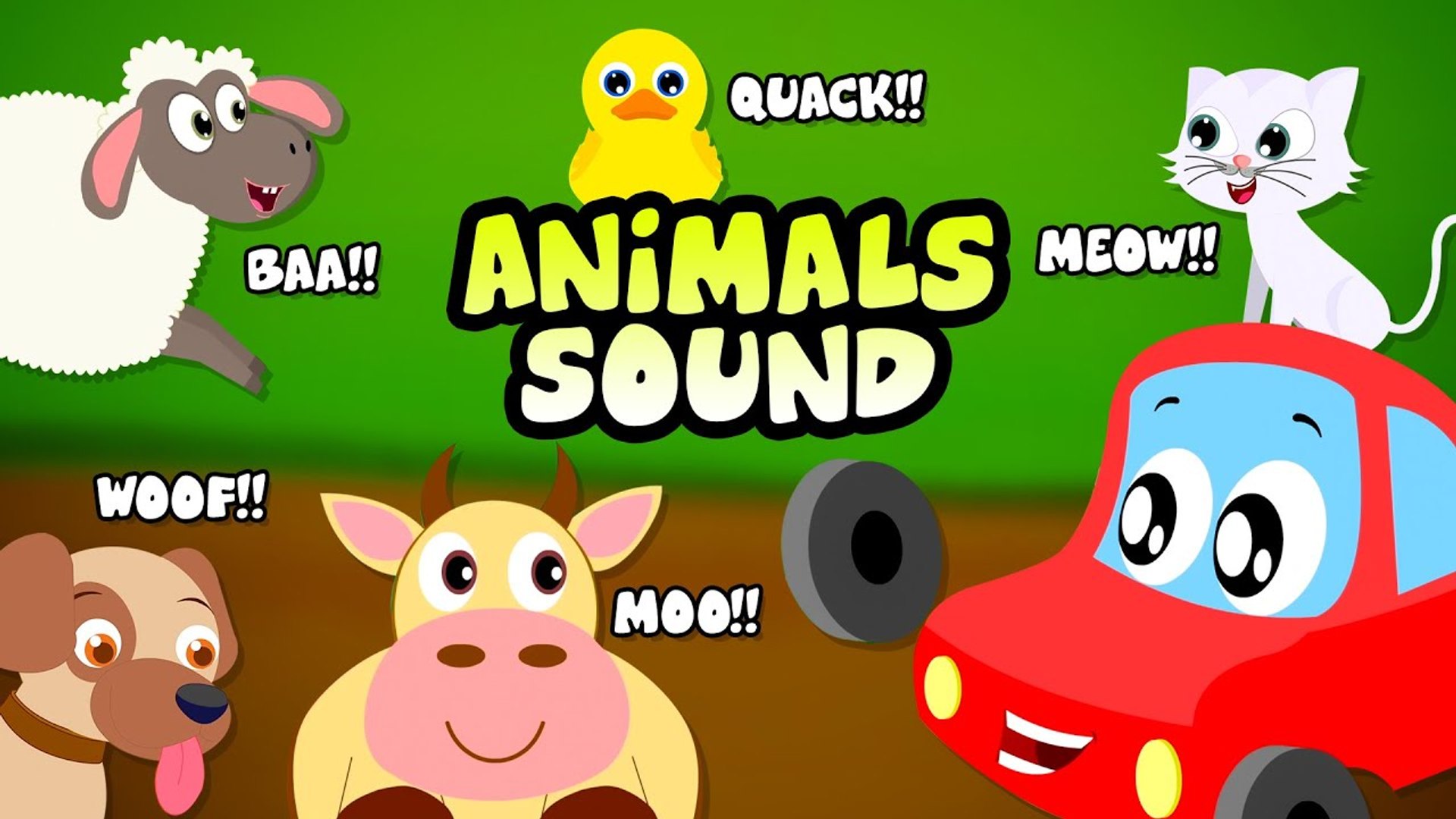 Learning Wild Animals Names Sounds With Cartoon Zoo Learn The Name Of