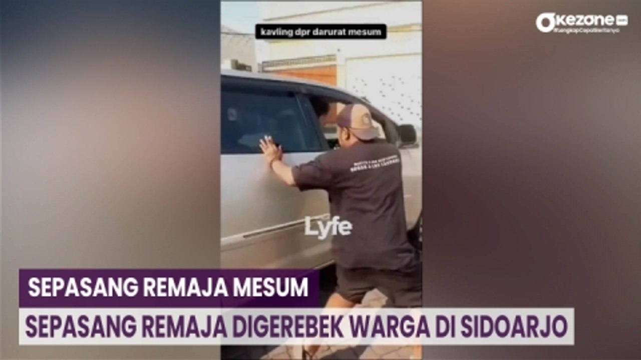 Mesum Dalam Mobil, Sepasang Remaja Digerebek Warga di Sidoarjo - video Dailymotion