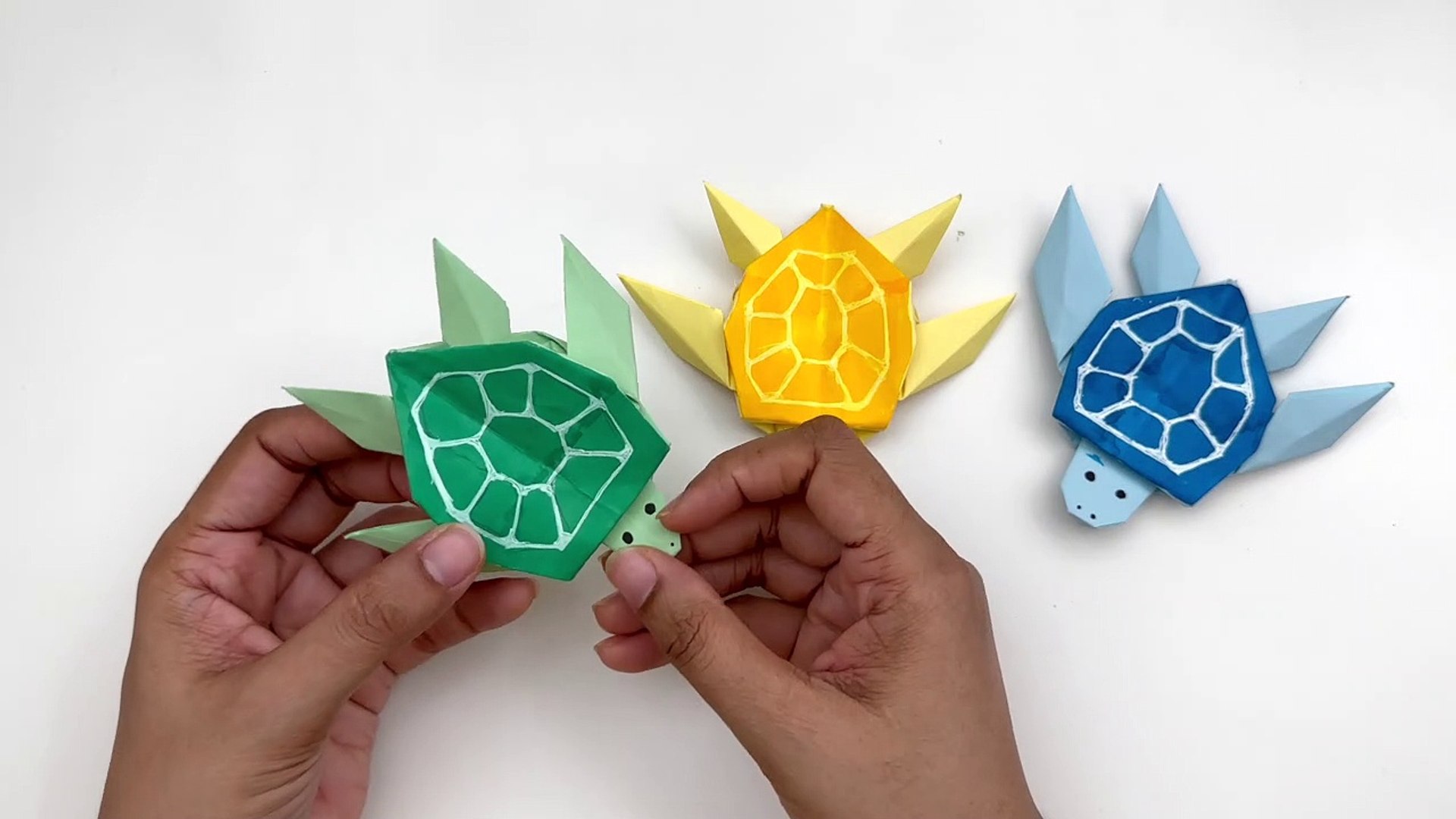 How To Make Easy Origami Turtle How To Make An Origami Turtle