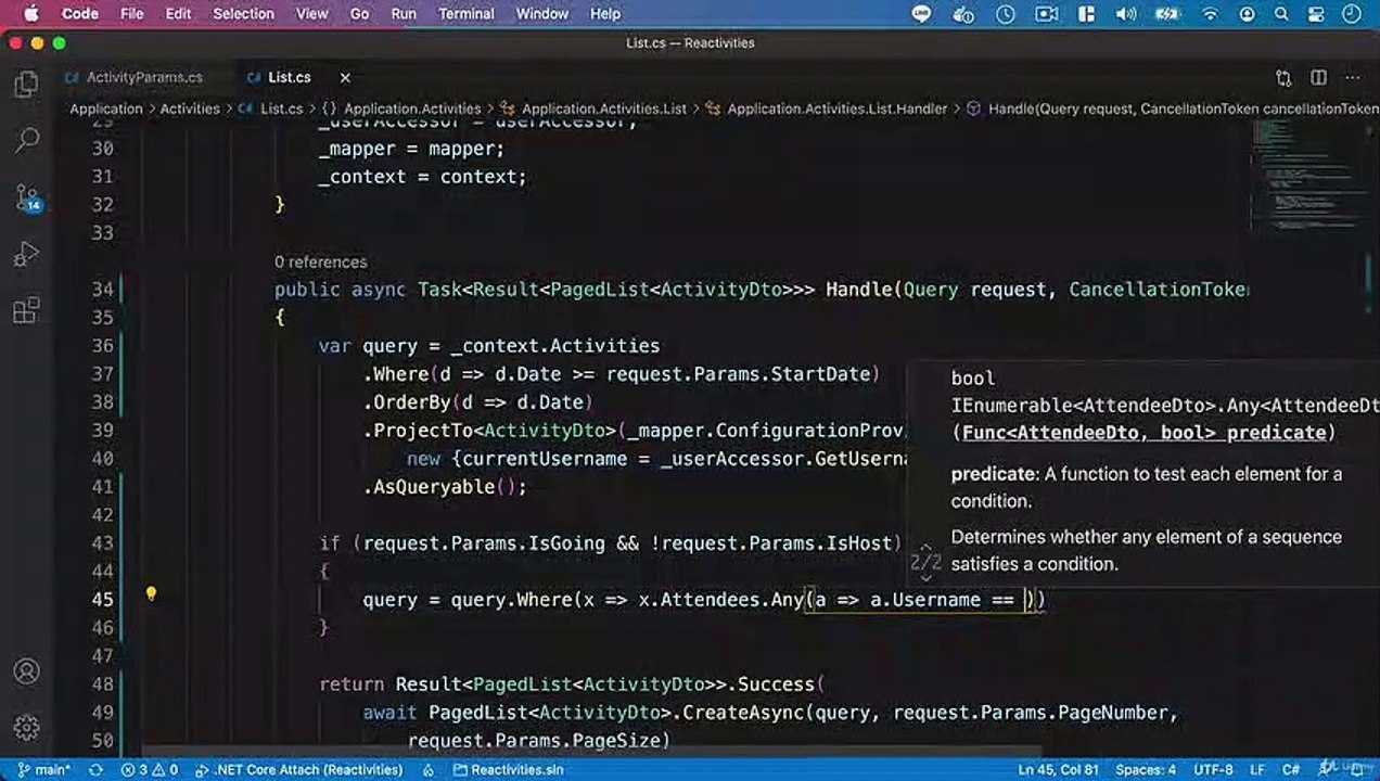 Paging, Sorting and Filtering - Adding filtering in the API - video ...