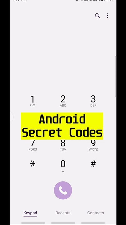 Android Phone Secret Codes - video Dailymotion