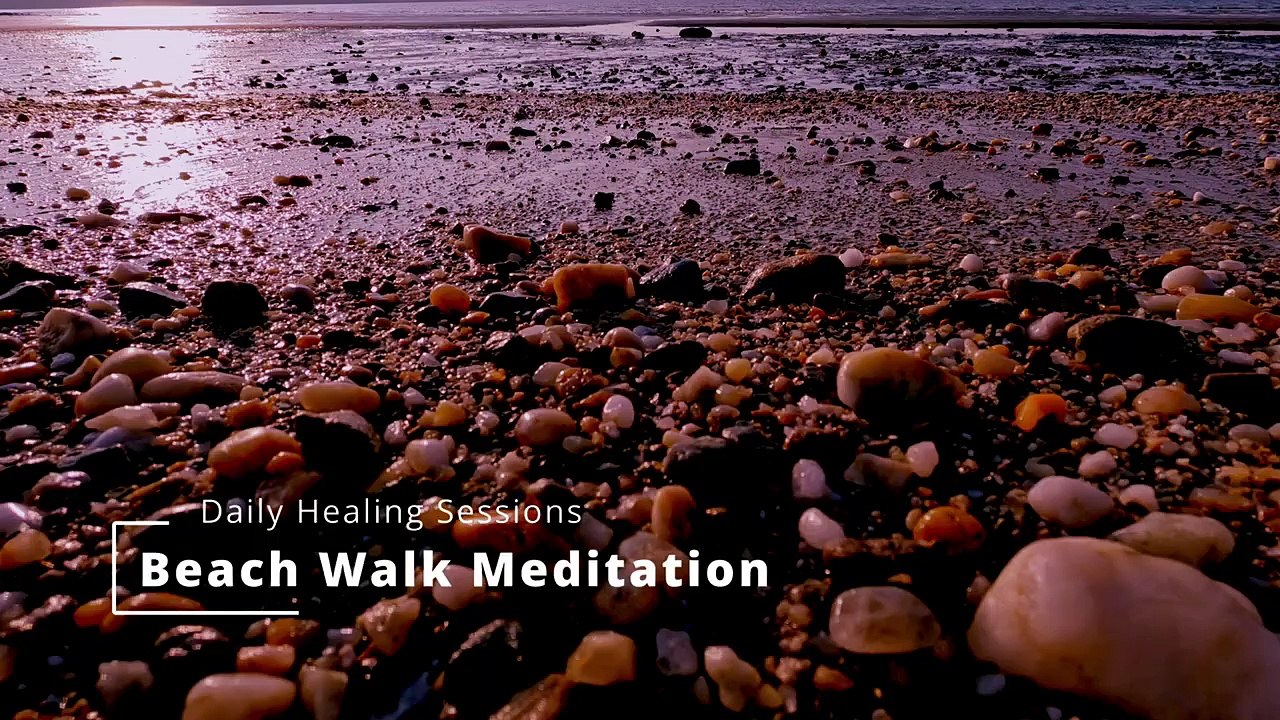 Beach Walk Meditation I Healing Music I Guided Beach Meditation - video ...